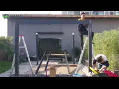 Louvered blade pergola 3