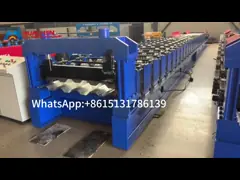 China Efficient Roof Panel Roll Forming Machine Roofing Sheet Making Machine With 15m/min Speed for sale