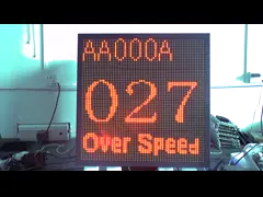 China Integrated Lpr Led Vehicle Speed Display Sign Two Color Ce Certification for sale