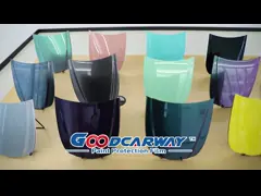 China 5-7 Years Bright And Vibrant 6.5mil Color PPF Glossy TPU Python Green Color Car Wrap for sale