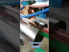 China Semiautomatic 160kva Longitudinal Automatic Seam Welding Machine Seam Welders for sale