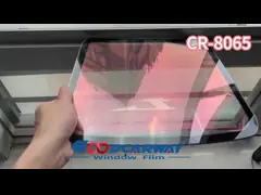 China Goodcarway 1.52*30M Red Chameleon Tint VLT70% IRR99% Chameleon Tint Solar Colored Car Windscreen Chameleon Tint Film OEM ODM for sale