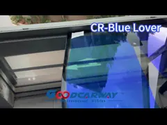 China Blue Chameleon Solar Window Film 99% UV Protection PET 2mil for sale