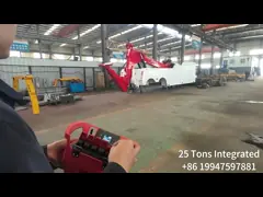China 30 Tons To 50 Tons Heavy Duty Wrecker Body Integrated Tow Truck Body for sale