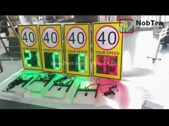 China Custom Text  LPR Radar Speed System With Iron Material Traffic Speed Sign for sale