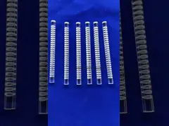 Factory custom corrosion resistant quartz slotted rod quartz boa