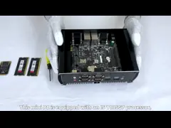 China Dual Cores Four Threads Intel Core i5 7200U Mini Computer With Dual DDR4 RAM And 6COM for sale