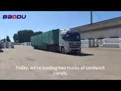 China composite Soundproof Prefabricated EPS Foam Sandwich Panel Prefab Partition Wall for sale