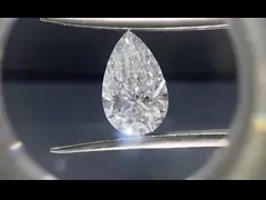 Pear Certified Lab Created Diamonds Cultivated CVD Diamonds Pass The Test No Bow Tie