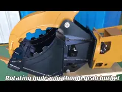 China Customized Hydraulic Thumb Grab bucket skeleton bucket mini excavator rotating bucket for excavator for sale
