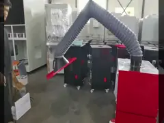 China Mobile Welding Fume Extraction Unit For Welding Acidic Fume Collection Inside Filter Enough For 2 Years Use for sale