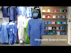 Fabbricazione di abiti da chirurgo monouso per chirurghi ospedalieri SMMS di materiale non tessuto
