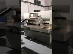 Video Technical Support POLAR 115 Cutter Machine Germany Automatic Unloading System