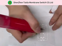 China Texture Mylar Side LED Push Button On Off Switch With Molex 0.5MM Pitch for sale