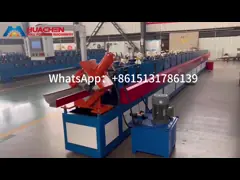 Gutter roll forming machine