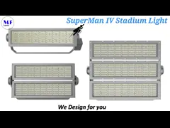 China 1500W IP66 IK08 LED Outdoor Stadium Lighting 140lm/W-150lm/W Thd<20 Modulad Design 2700K-5700K Eco-Friendly For Stadium for sale
