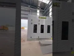 AA4C Spraybooth  car painting booth car baking booth  auto baking oven installed in Vietnam   Https: