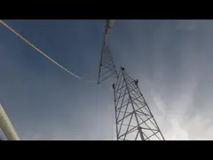 中国 テレコムチューブル 3脚アンテナタワー 自立型 テレコムラットタワー Q345 / Q235 販売のため