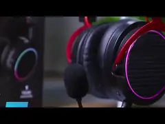 China Xbox Gaming Wired Over Ear Noise Cancelling Headphones With Microphone And LED Light for sale