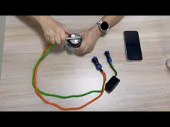 back drivability test of integrated harmonic drive motor