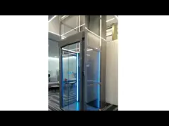 0.15 m/s Geavanceerde schroefgedreven liften Lift PLC Control roestvrijstalen cabine