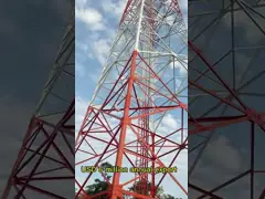 30m 45m 50m 60m Tv Antenna Mast Tower 3 & 4 Legged Angle Steel Outdoor Tv Tower