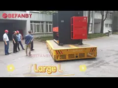 Customized Rail Material Transfer Cart,30T Machinery Plant Battery Transport Car