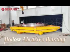 Customized Rail Turntable Cart,360°Hollow Rotating Transfer Trolley
