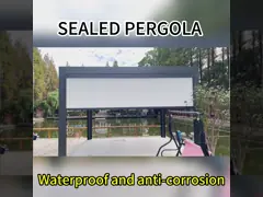 fully sealed pergola