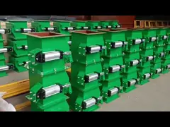 Discarica stella di alimentazione a spinta rigida per sistema di trasporto pneumatico