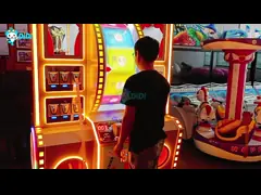 Hot Selling New coin operated Big Bass Wheel Of Lottery Game Prize Rolling Machine for amusement