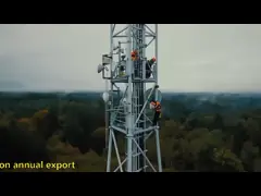 China Iron Wifi Cell Phone Antenna Tower 25m 40m Height Network Mobile Gsm Communication for sale