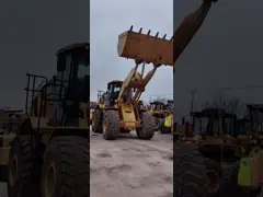 196 KW CAT966 Second Hand Wheel Loaders 7.1m3 Capacity With Cat C9.3B Engine