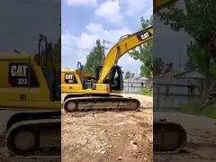 21.8 Tons Second Hand CAT 323 Excavator 1.30 M3 With Well Maintained