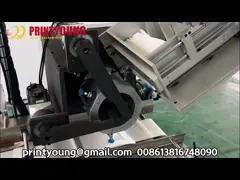 T-100 Automatic Tin Tie Food Plastic Paper Bag Pasting Machine