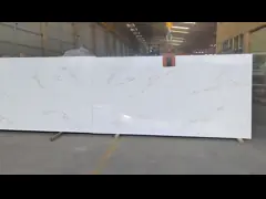 China 3cm Thickness White Quartz Worktop Engineered Quartz Countertops for sale