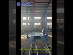 AA4C high rise 4 post lift to Switzerland car parking lift car elevator auto hoist
