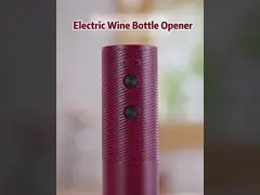Black Red ABS Rechargeable Electric Bottle Opener 3 Hours Charging Time