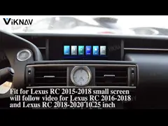 Viknav Linux System For Lexus RC 2015-2020 Wireless Apple CarPlay Android Auto Only Support Original Car OEM Screen