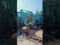 5950kg Used Excavator Machine Kobelco60 With 42.4kw Rated Power