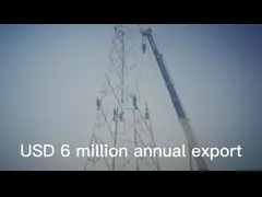 China Manufacturer 4-leg Steel Pylon 5km Wifi Transmitter And Receiver Angular Lattice Microwave Wireless Support Radio Tower for sale