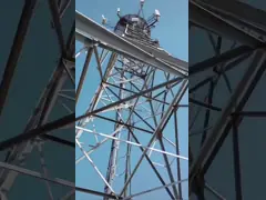 100 Meters Type Frame Structure Bolt Ladder Price Lightning Rod 4 Leg Angular Lattice Telecom Communication Steel Tower