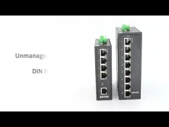 POE Industrial Ethernet Switches 5 Port Non gestito DIN Rail Montaggio 1000Mbit/S