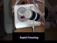 Radiofrequência da terapia a quente e frio