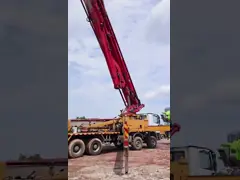 Used Concrete Pump Trucks 56m with Schwing Putzmeister factory direct sales