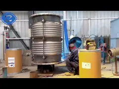 China Ss Flanged Bellows Type Roof Expansion Joints EN 1092 Standard Metal Bellows Compensator Thermal for sale