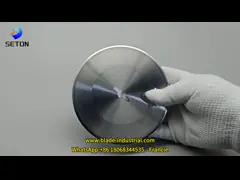 What materials are round blades made of