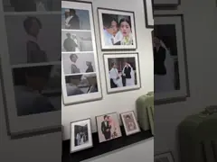 China Simple Wall Hanging Aluminum Alloy Picture Frame Light with and 35mm Side Height Size for sale