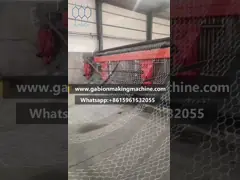 Gabion wire netting machine