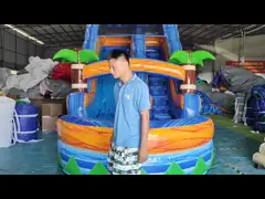 Slide de água inflável